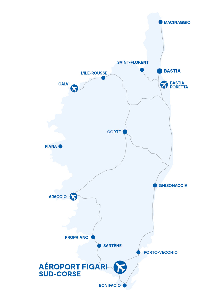 Se rendre à l'aéroport - Aéroport de Figari